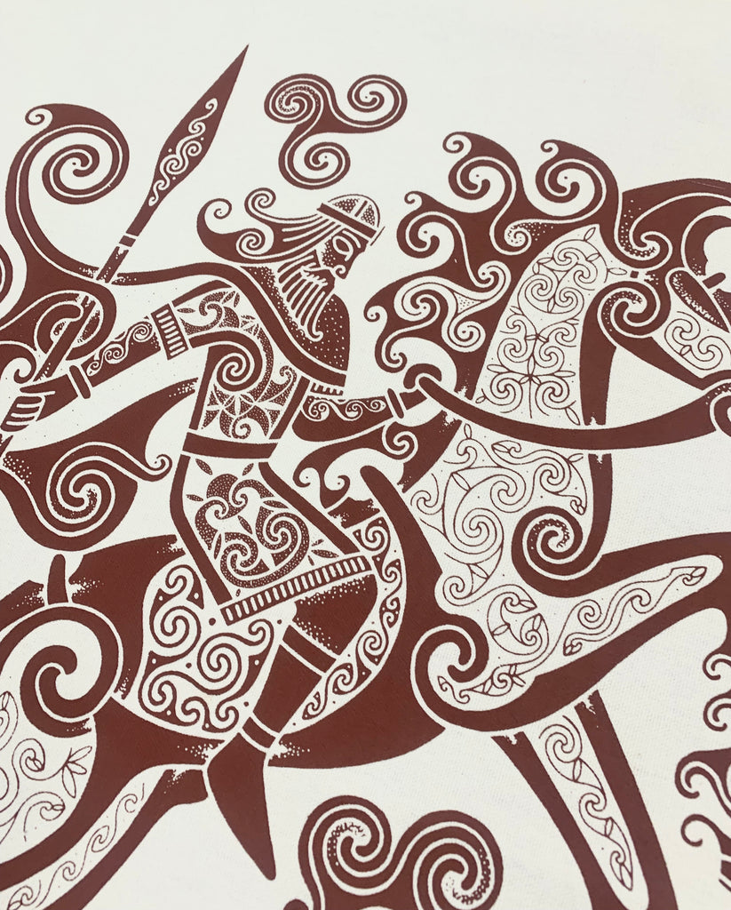 Arawn, Welsh King of the Otherworld | Wall Hanging – Sacred Knot Shop