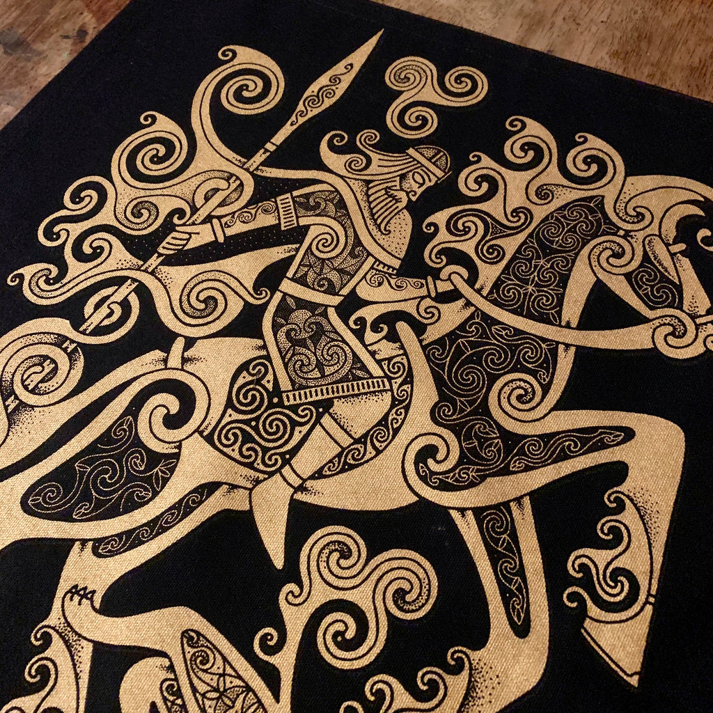 Arawn, Welsh King of the Otherworld | Wall Hanging – Sacred Knot Shop