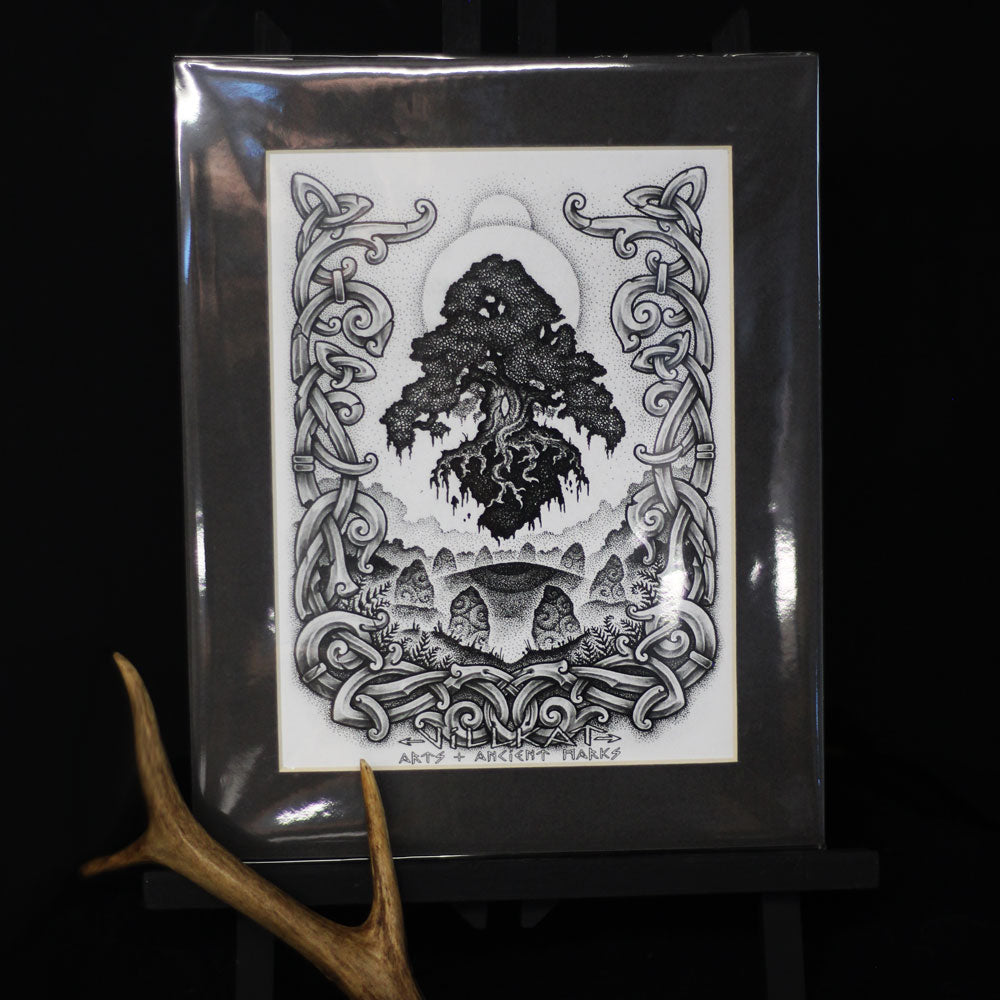 Floating Spirit Oak | Mounted Fine Art Print – Sacred Knot Shop